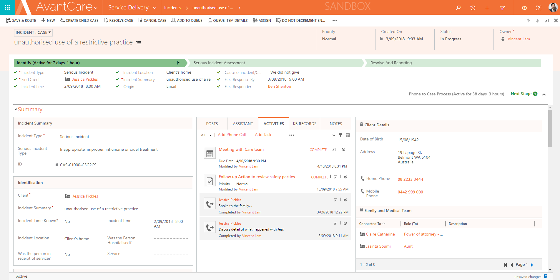 AvantCare Incident and Complaint Management - illuminance Solutions